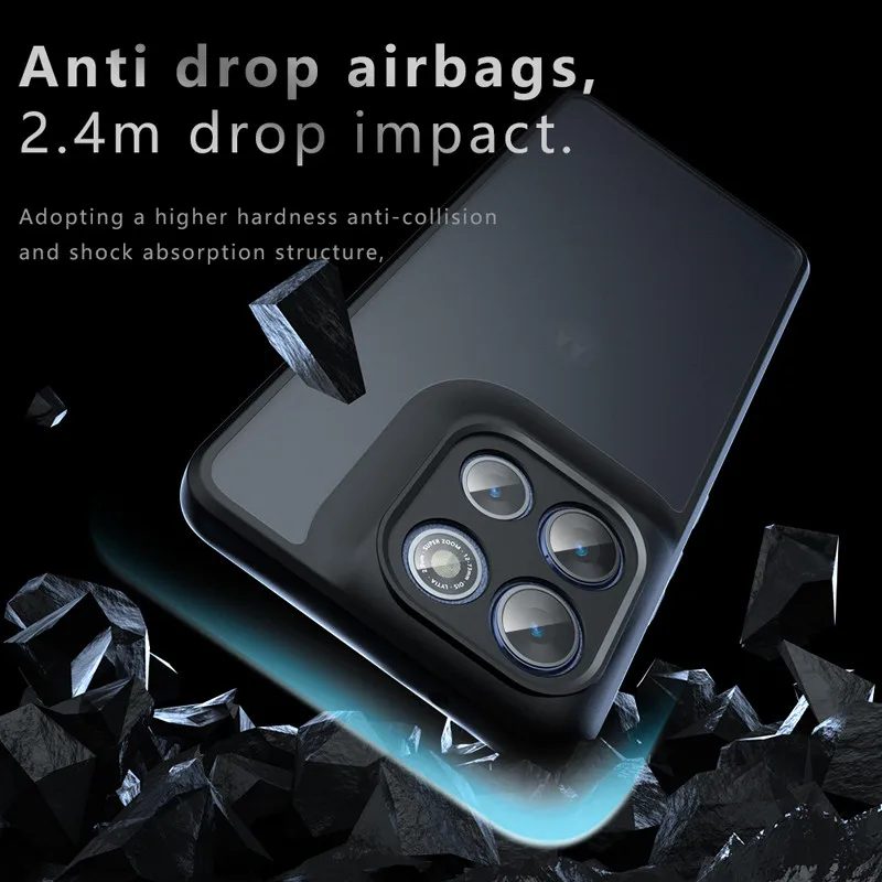 Para Motorola MOTO G56 G86 5G funda ELVEV Airbags anticaída TPU duro PC ...